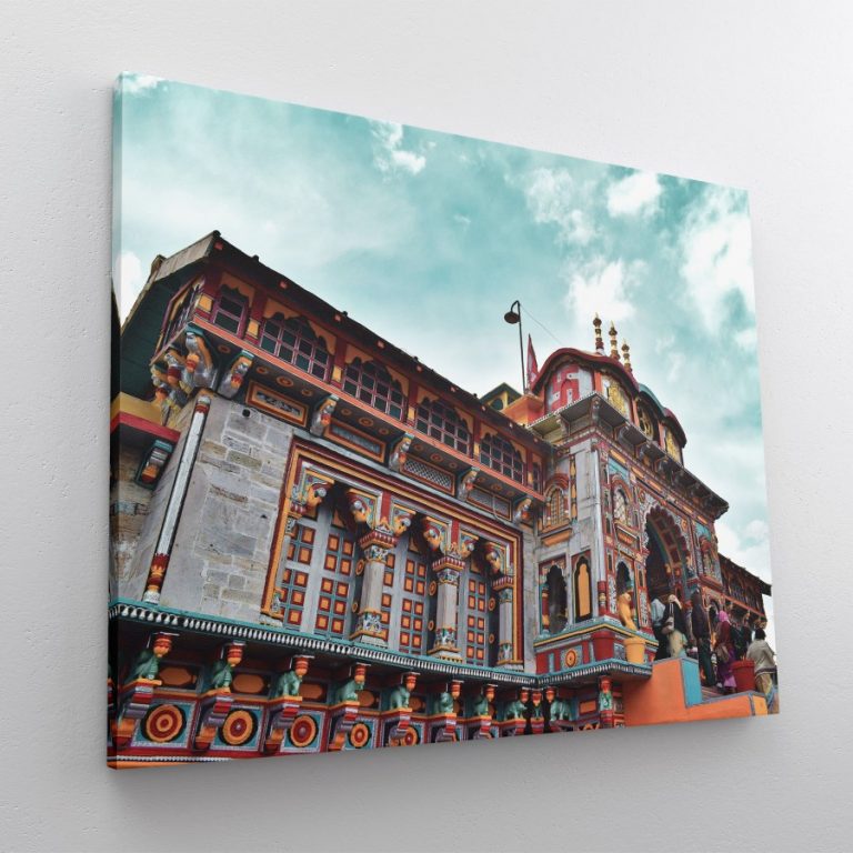 Shree Badrinath Temple - Wall Art, Hanging Wall Decor, Home Decor ...