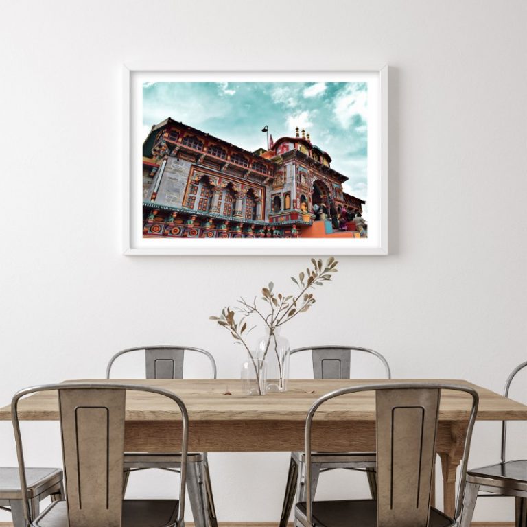 Shree Badrinath Temple - Wall Art, Hanging Wall Decor, Home Decor ...