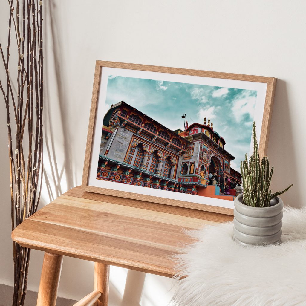 Shree Badrinath Temple - Wall Art, Hanging Wall Decor, Home Decor ...