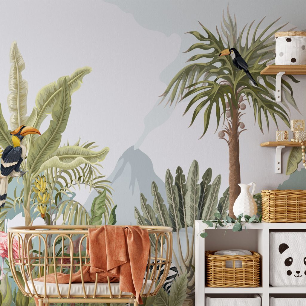 View Like A Zoo - Wall Mural, PVC free Wall Covering - Non Toxic Wall ...