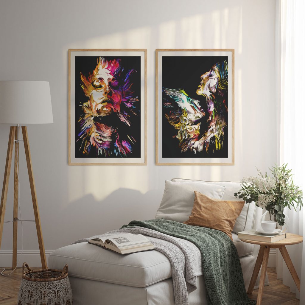 Frame Of Emotions - Wall Art Decor, Framed Painting, Home Decor ...