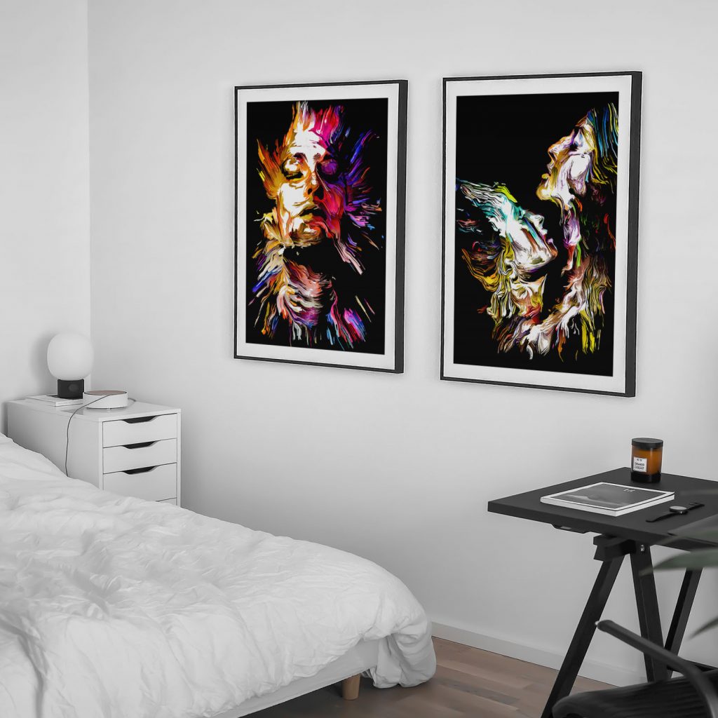 Frame Of Emotions - Wall Art Decor, Framed Painting, Home Decor ...