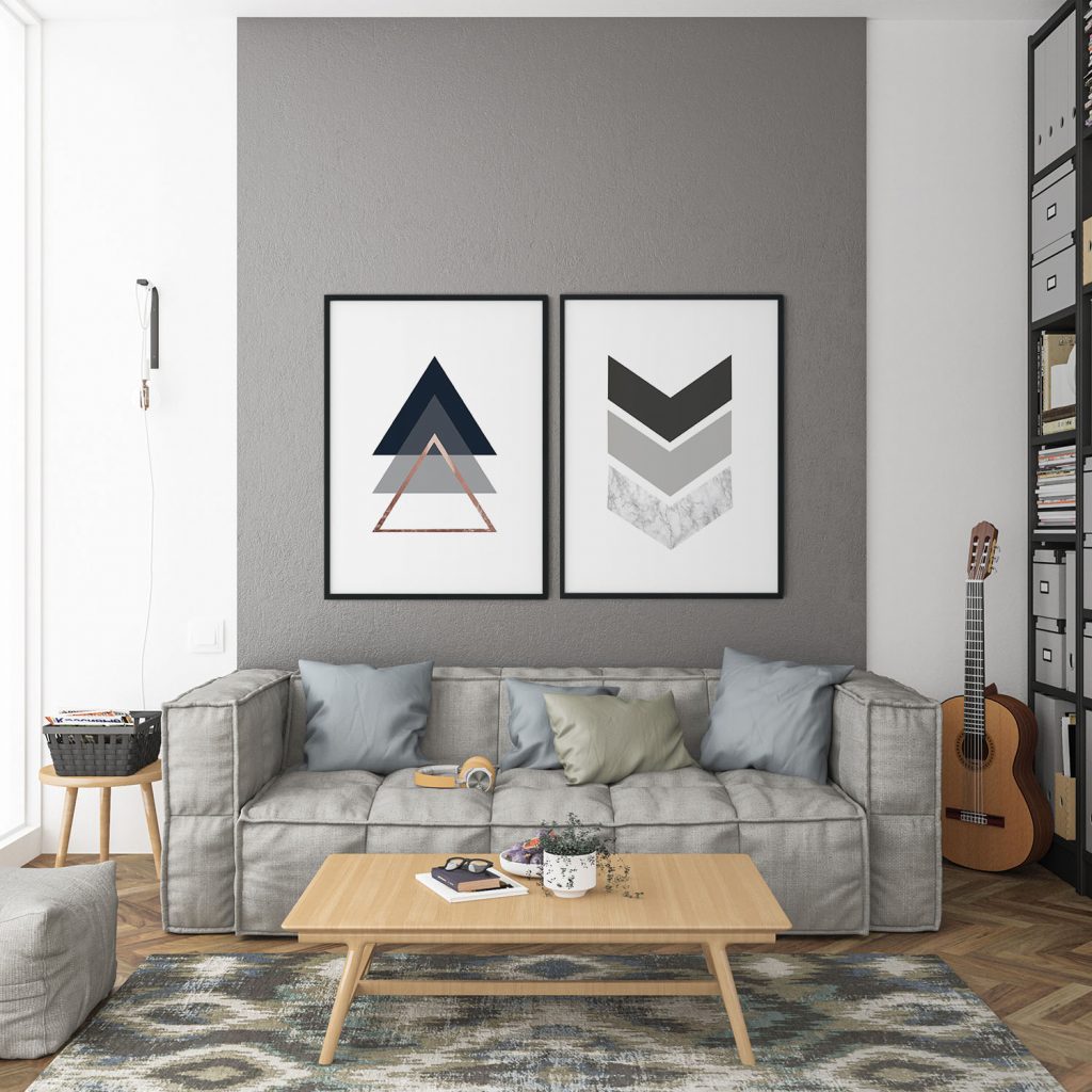 Trigonometric shapes abstract - Wall Art, Hanging Wall Decor, Home ...