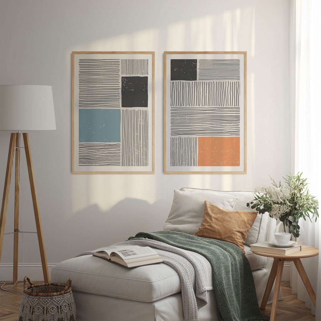 Modern linearity contour - Wall Art, Hanging Wall Decor, Home Decor ...