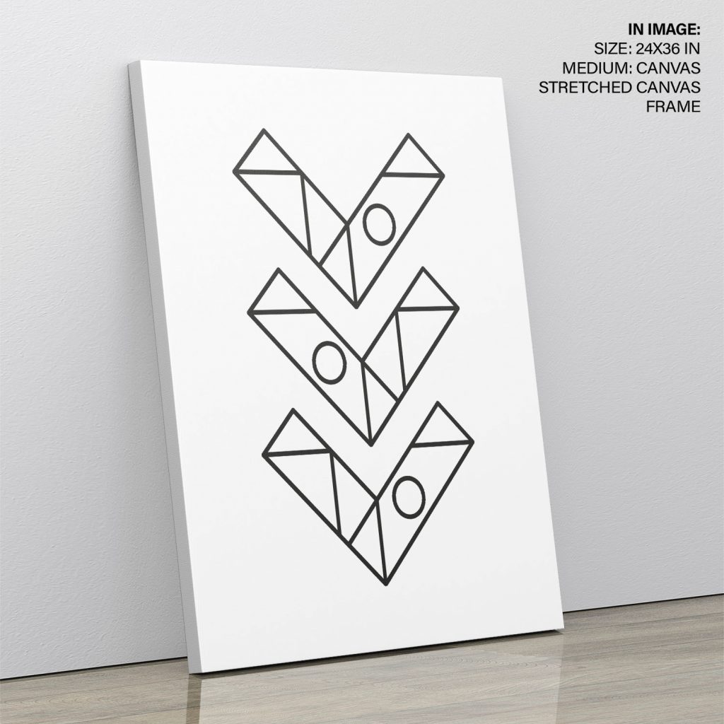 Geometric line art - Wall Art, Hanging Wall Decor, Home Decor ...