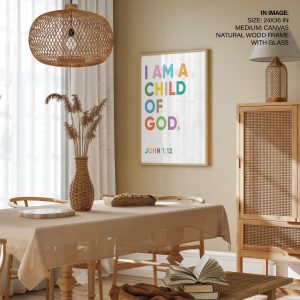 I Am A Child Of God,Bible Verse Wall Decor,Christian Scripture,Nursery ...