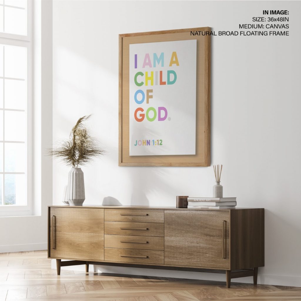 I Am A Child Of God,Bible Verse Wall Decor,Christian Scripture,Nursery ...