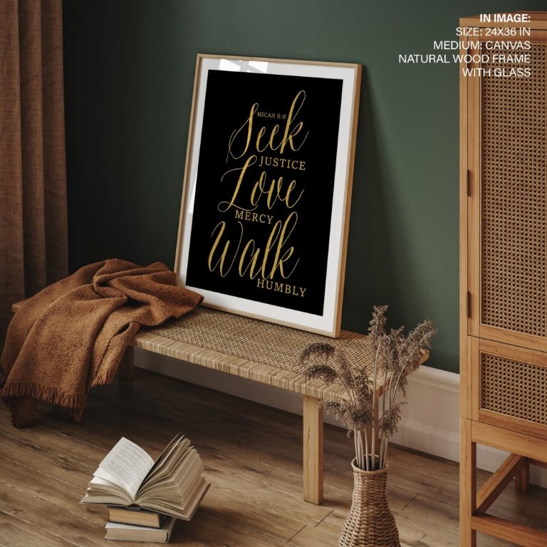 Bible Verse art print framed art Scripture Christian wall art decor ...