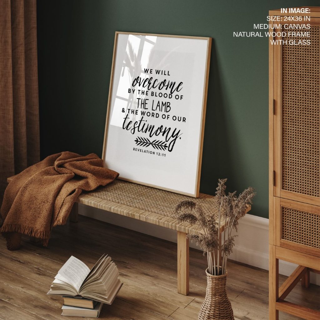 Bible Verse art print framed art scripture Christian wall art decor ...