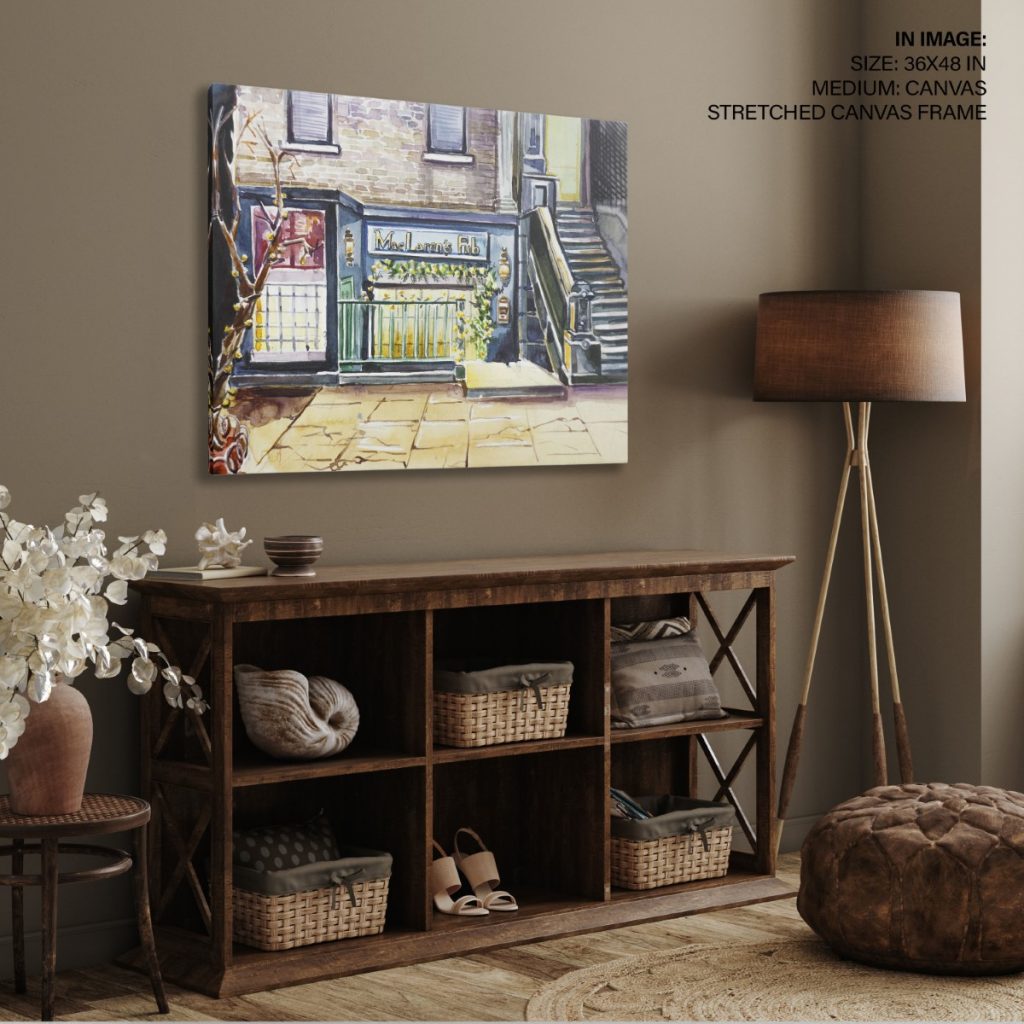 Watercolor MacLaren's Pub from How I Met Your Mother (HIMYM fans) - Bar ...