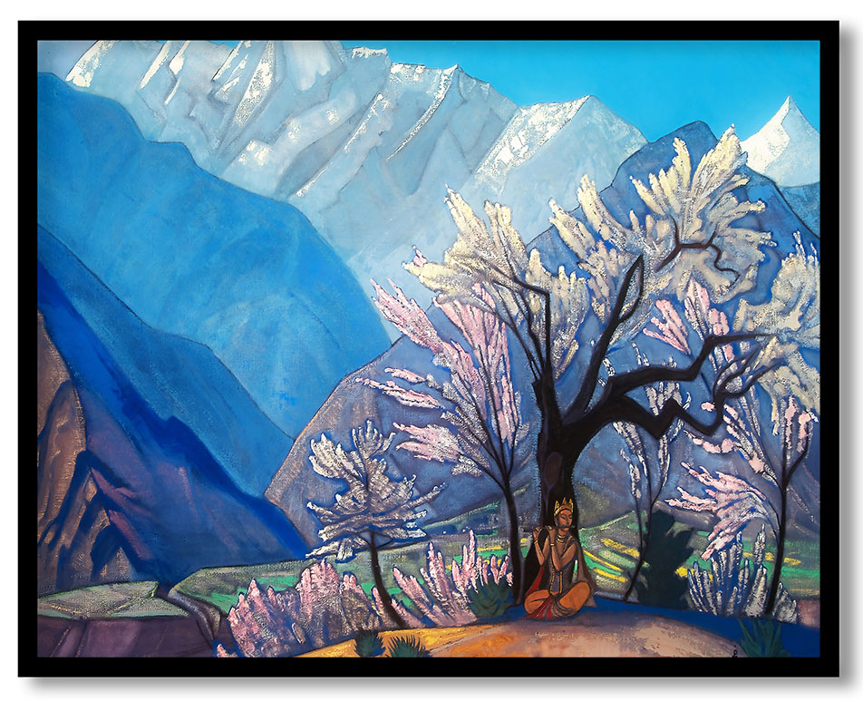 Krishna spring in Kulu by Nicholas Roerich (1930) - BestOfBharat