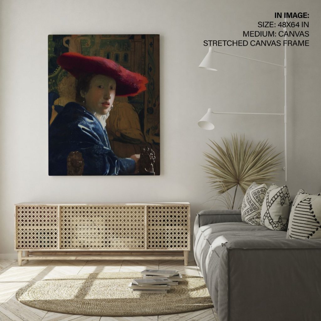 Johannes Vermeer self portrait by Johannes vermeer - Wall Art, Hanging ...