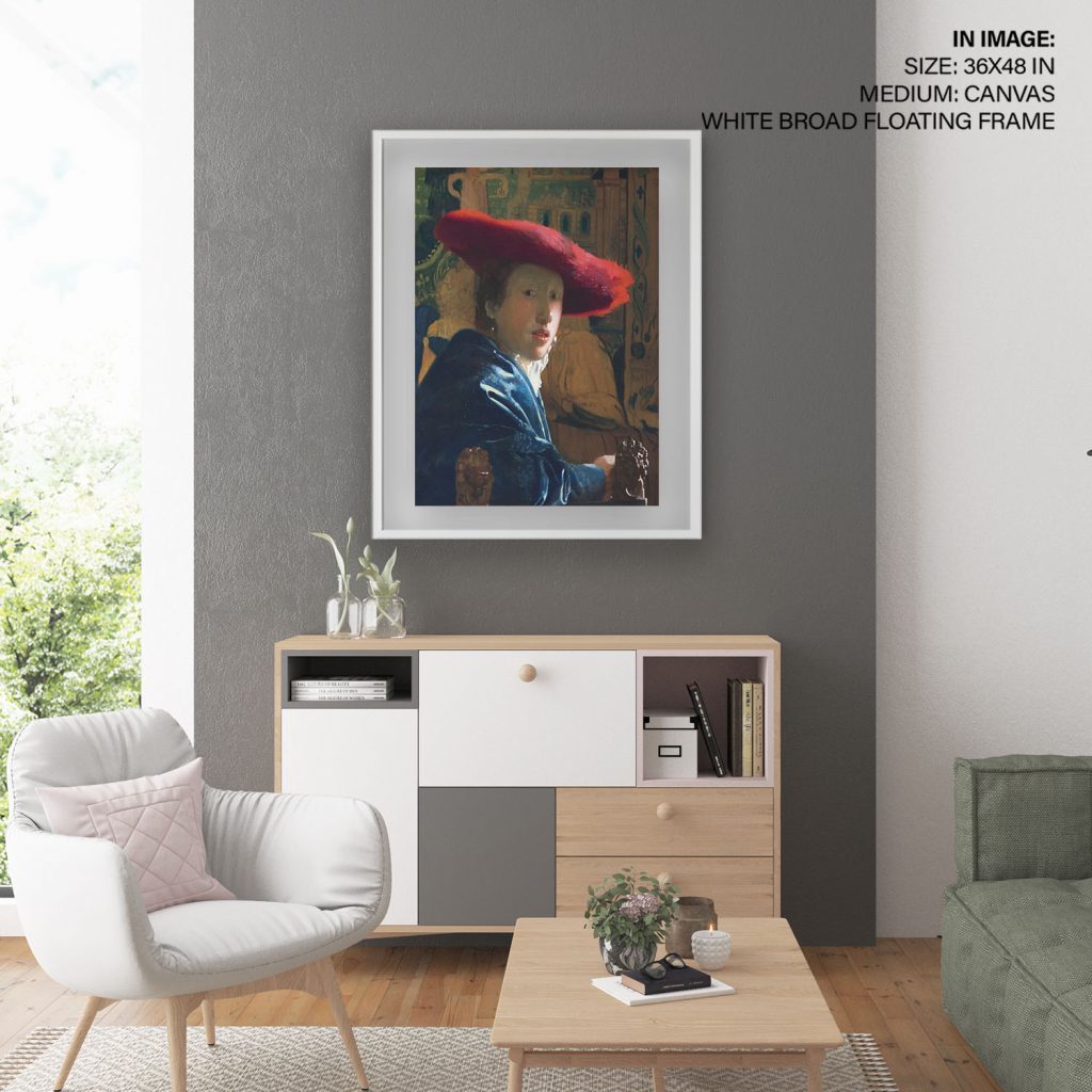 Johannes Vermeer self portrait by Johannes vermeer - Wall Art, Hanging ...