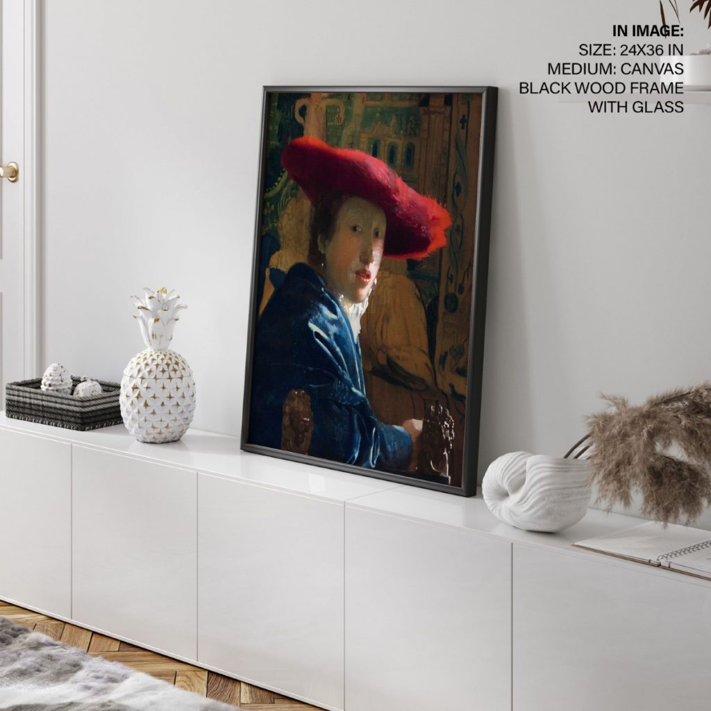 Johannes Vermeer self portrait by Johannes vermeer - Wall Art, Hanging ...