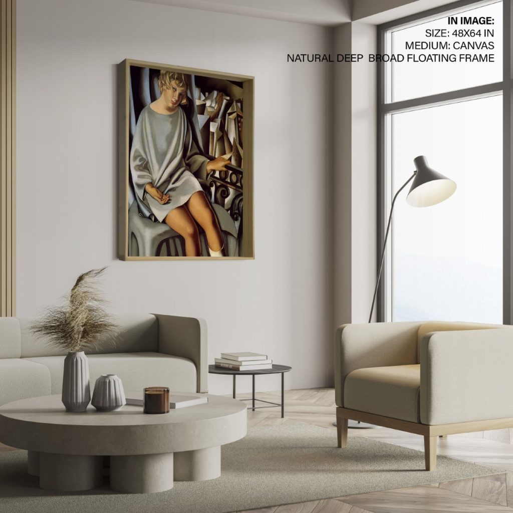 Kizette on the balcony by Tamara de Lempicka (1927) - Wall Art, Hanging ...