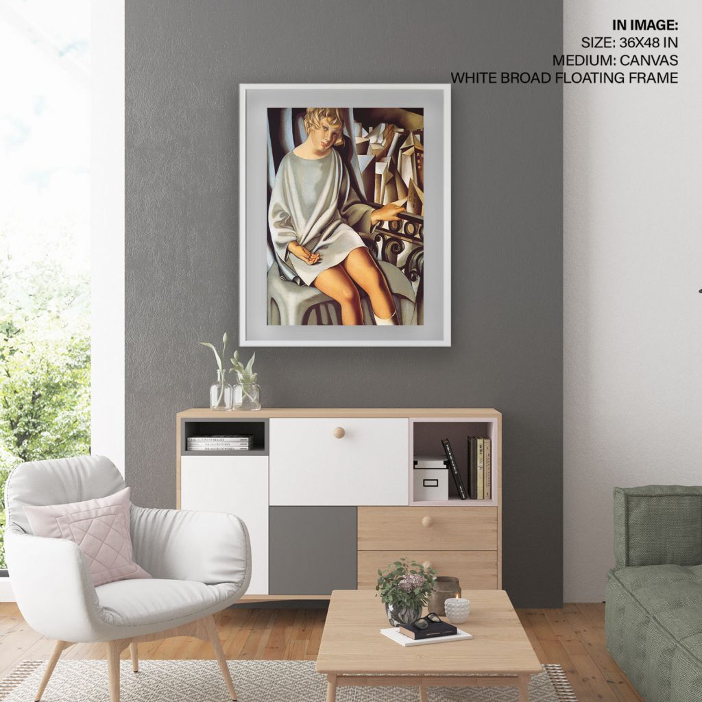 Kizette on the balcony by Tamara de Lempicka (1927) - Wall Art, Hanging ...