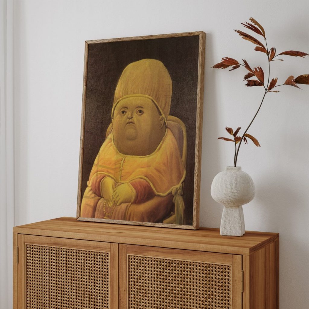 Pope leo x after raphael by Fernando Botero (1964) - Wall Art, Hanging ...