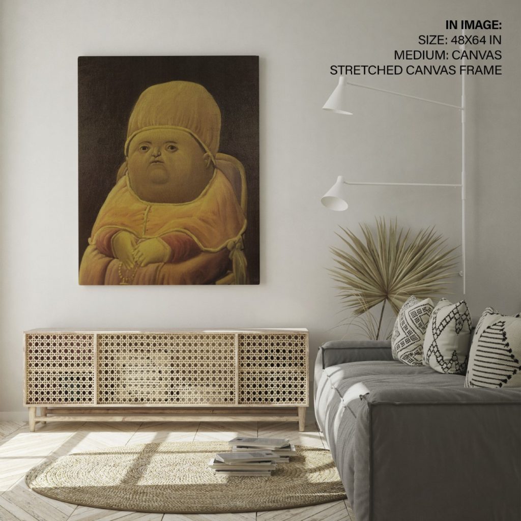 Pope leo x after raphael by Fernando Botero (1964) - Wall Art, Hanging ...