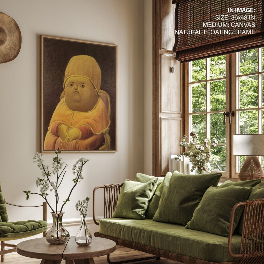 Pope leo x after raphael by Fernando Botero (1964) - Wall Art, Hanging ...