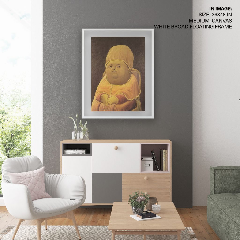 Pope leo x after raphael by Fernando Botero (1964) - Wall Art, Hanging ...