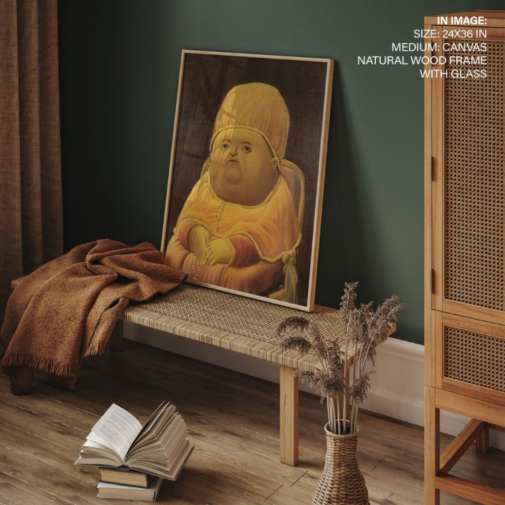 Pope leo x after raphael by Fernando Botero (1964) - Wall Art, Hanging ...