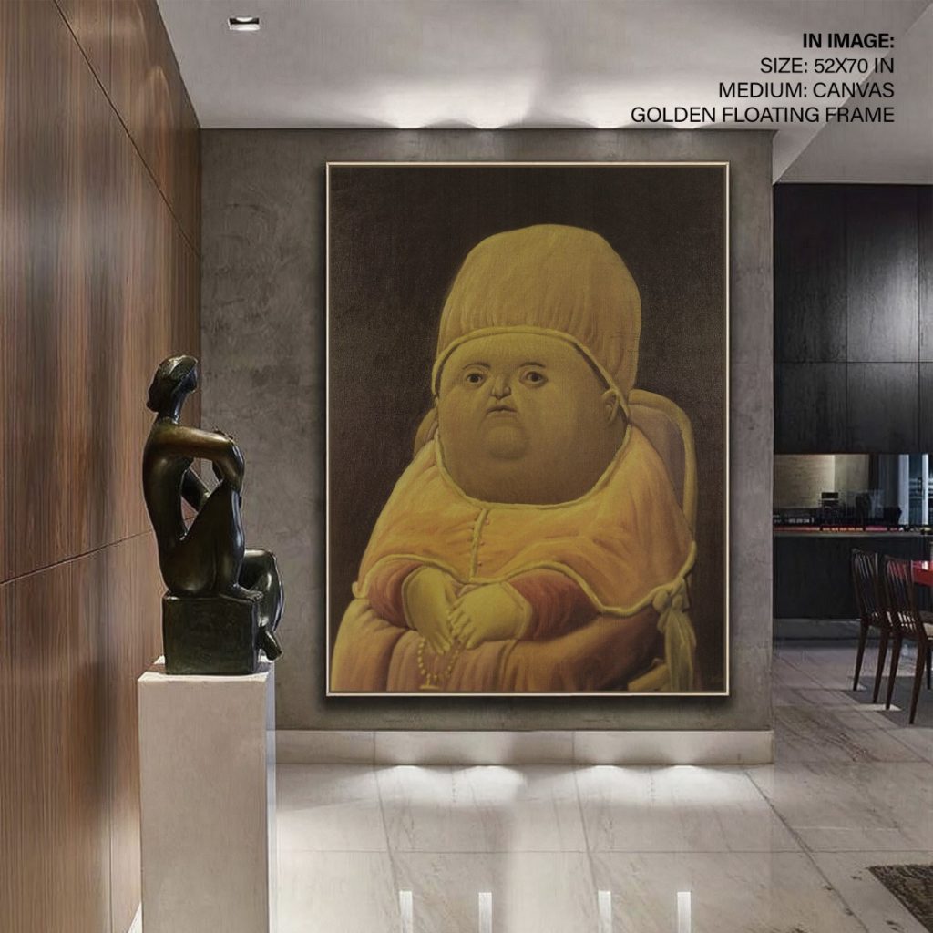 Pope leo x after raphael by Fernando Botero (1964) - Wall Art, Hanging ...