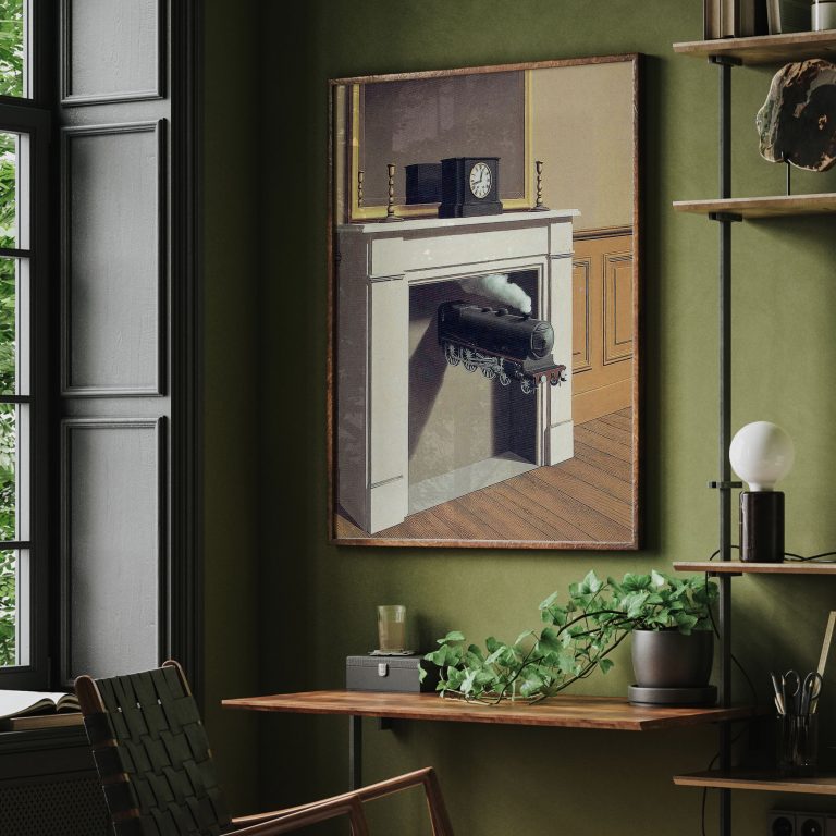 Time transfixed by Rene Magritte (1938) - Wall Art, Hanging Wall Decor ...