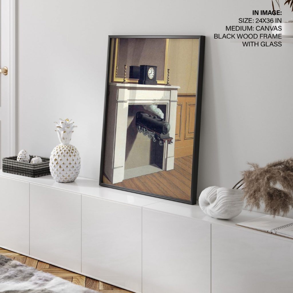 Time transfixed by Rene Magritte (1938) - Wall Art, Hanging Wall Decor ...