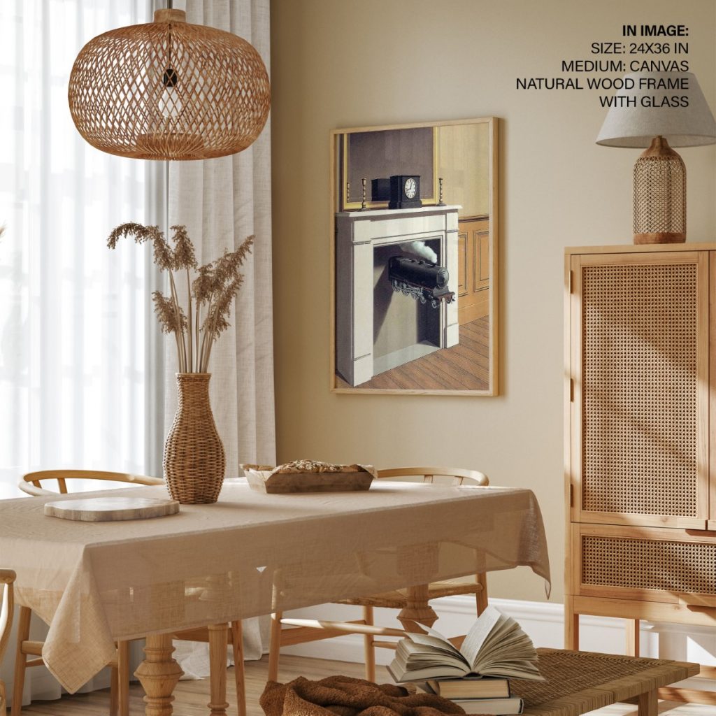 Time transfixed by Rene Magritte (1938) - Wall Art, Hanging Wall Decor ...