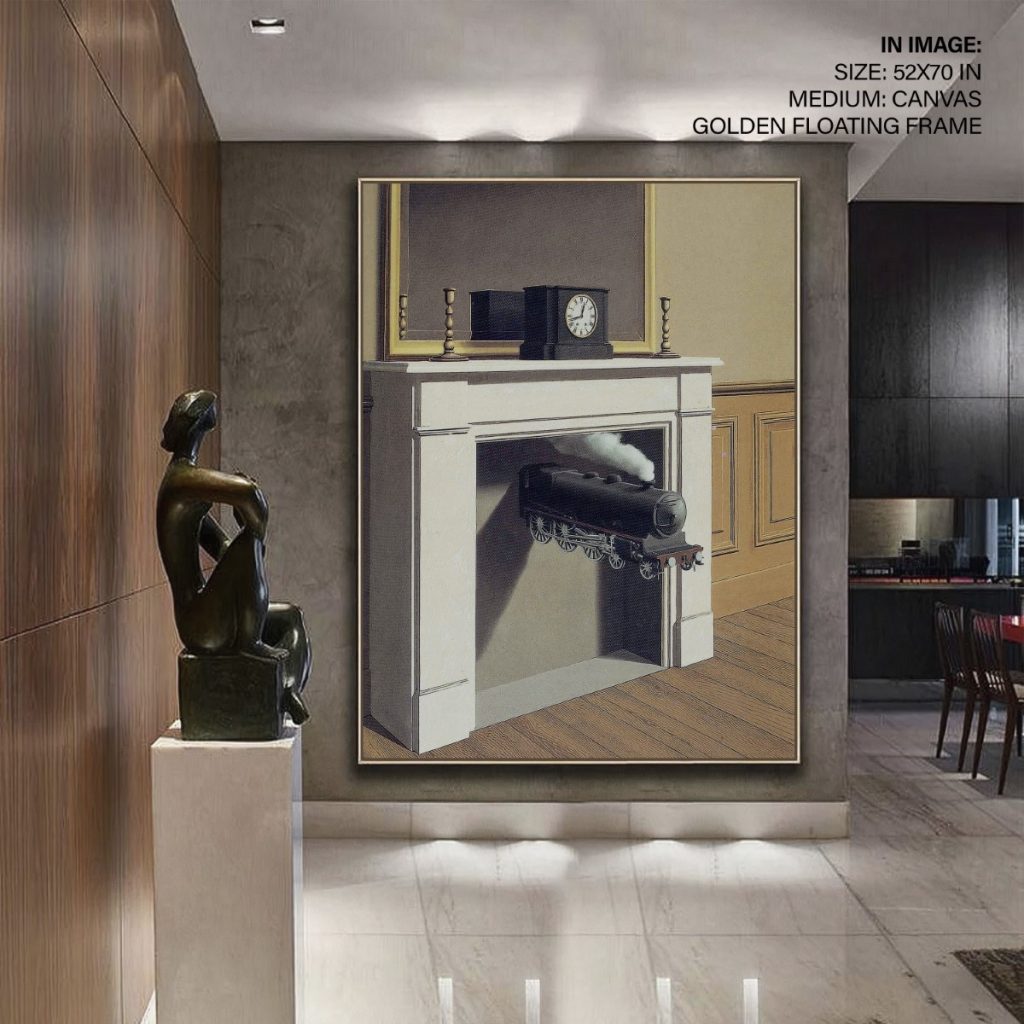 Time transfixed by Rene Magritte (1938) - Wall Art, Hanging Wall Decor ...