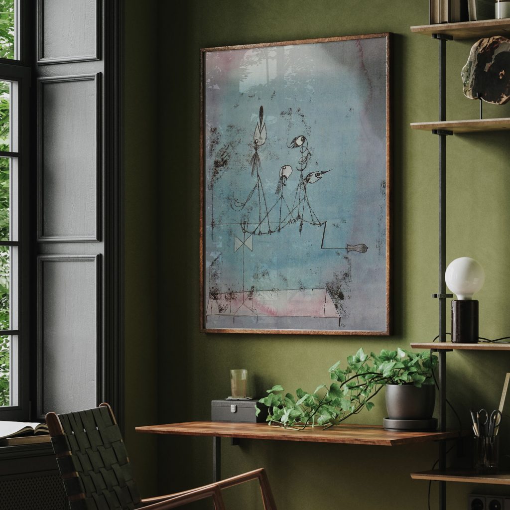 Twittering machine by Paul Klee (1922) - Wall Art, Hanging Wall Decor ...