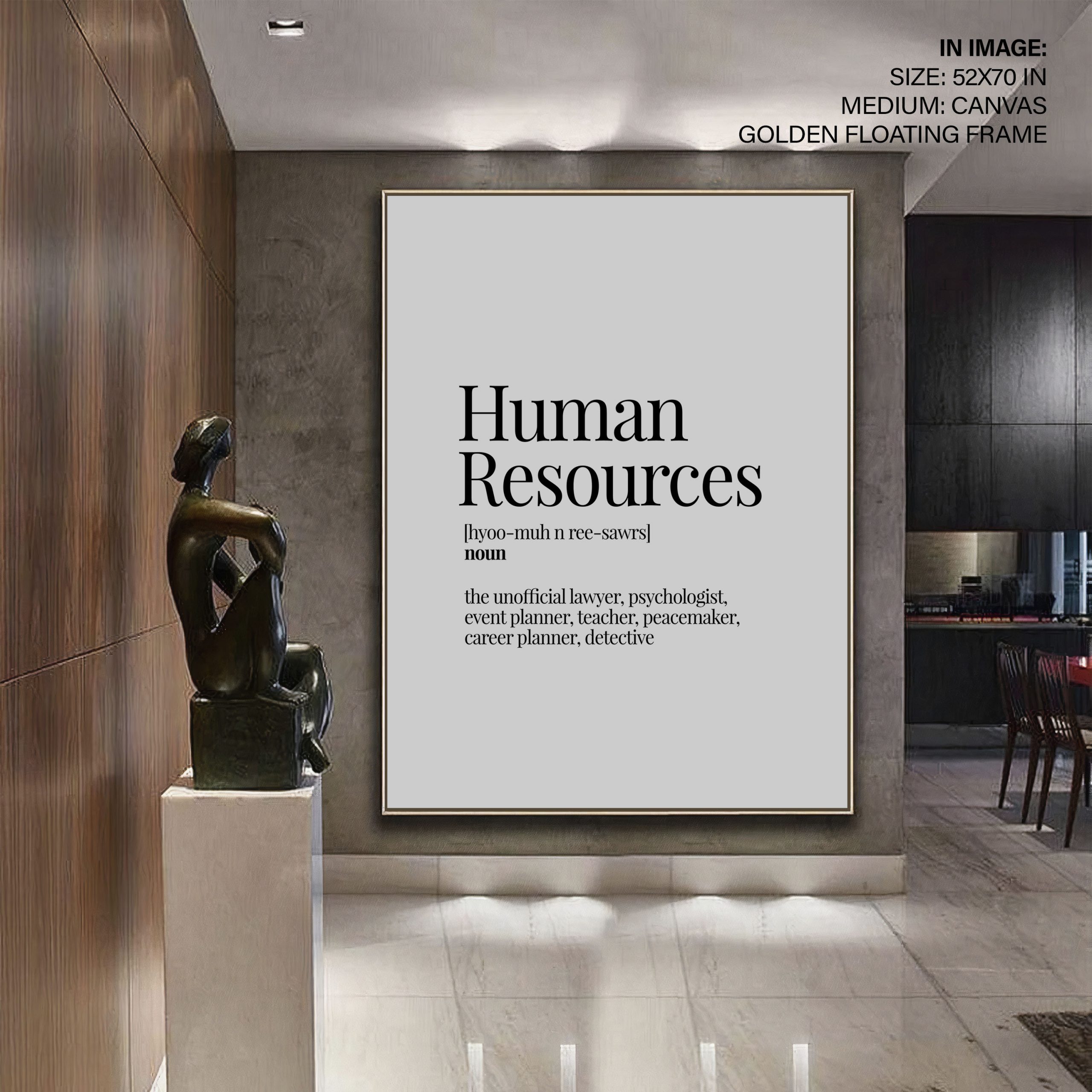 Human Resources - Funny Dictionary Definition - Office series - Wall ...