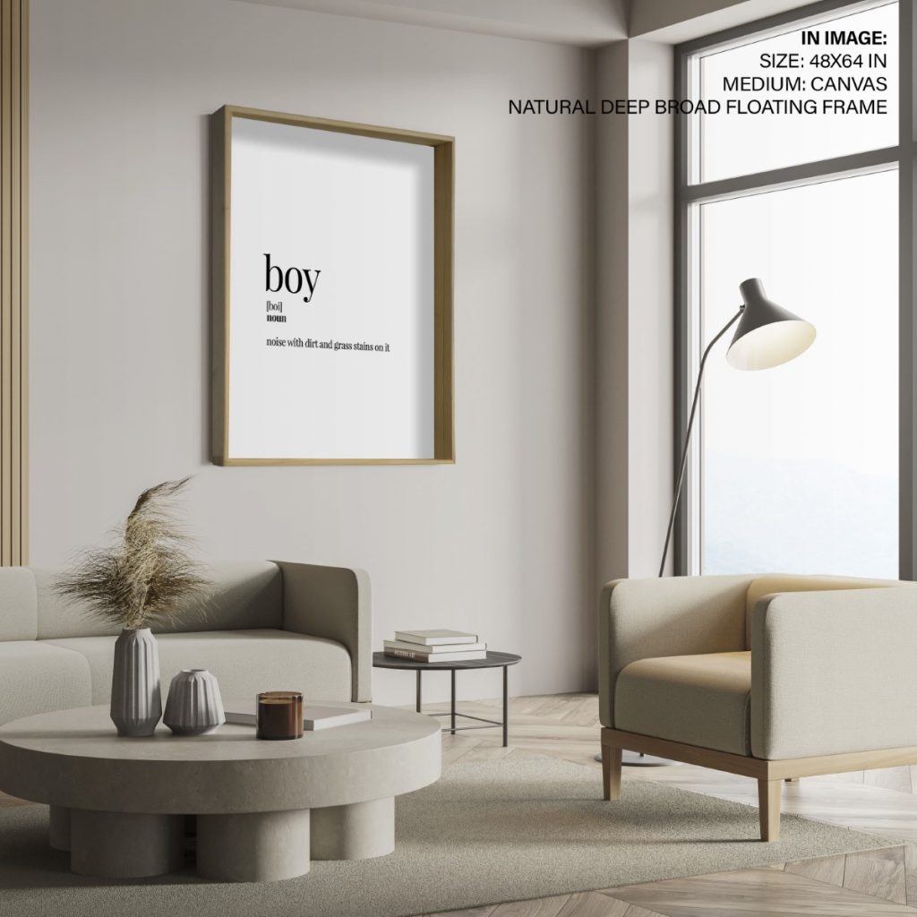 Boy - Funny Dictionary Definition Wall Decor, Framed Art for home ...