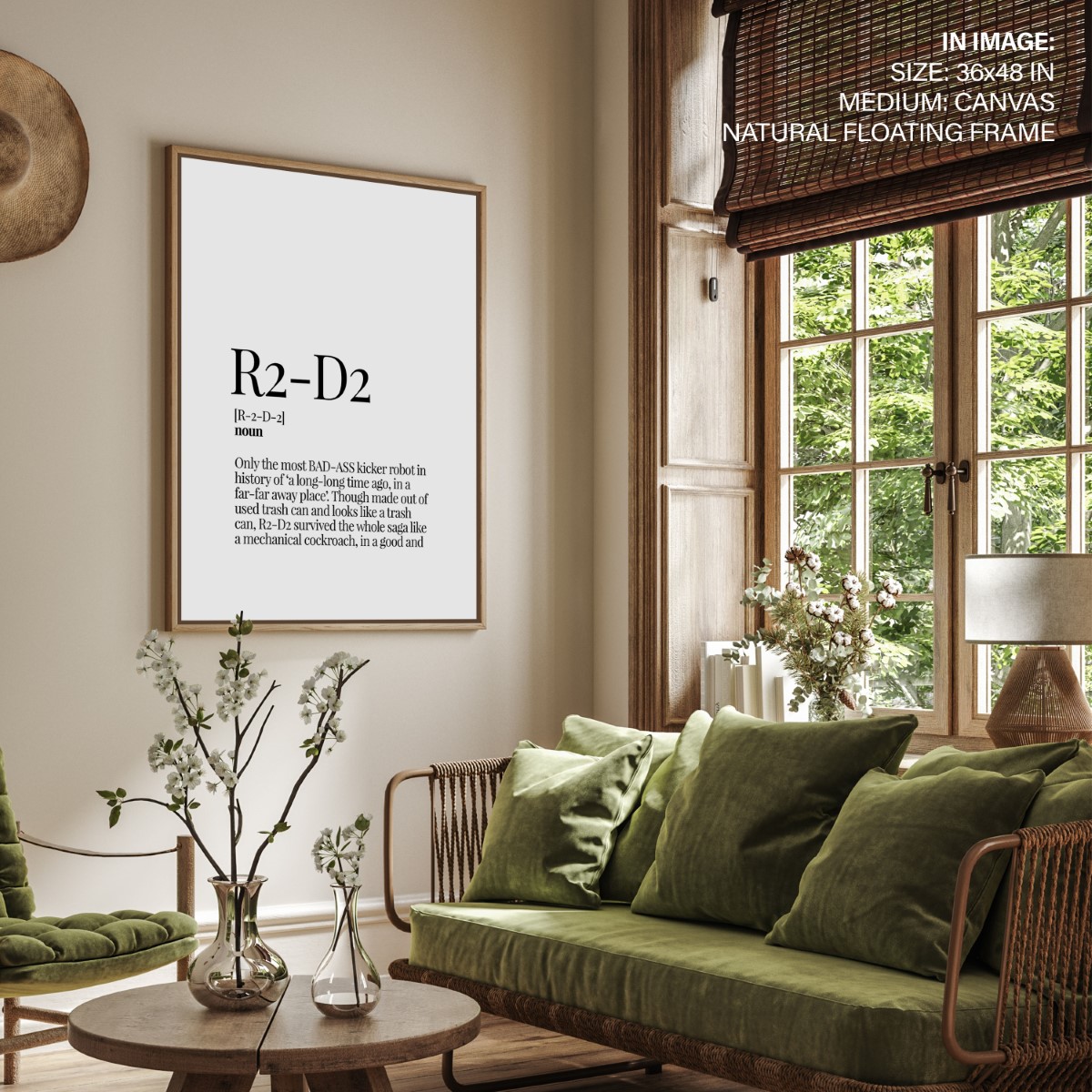 R2-D2 - Funny Dictionary Definition Wall Decor, Framed Art for nerds ...