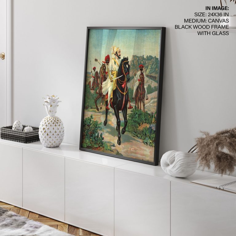 Shivaji by Raja Ravi Varma (1930) - BestOfBharat