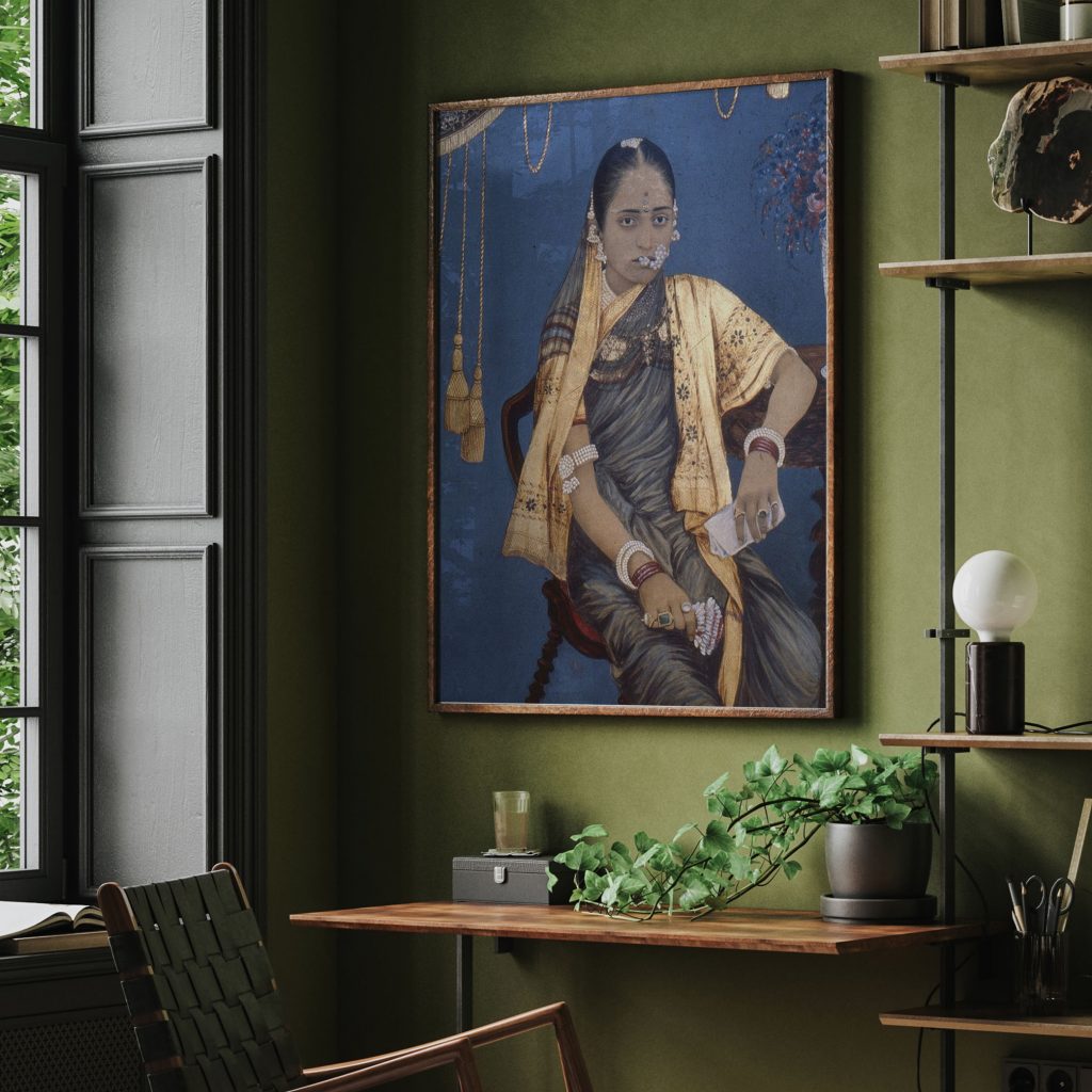 Tara bai old by Raja Ravi Varma (1880) - BestOfBharat