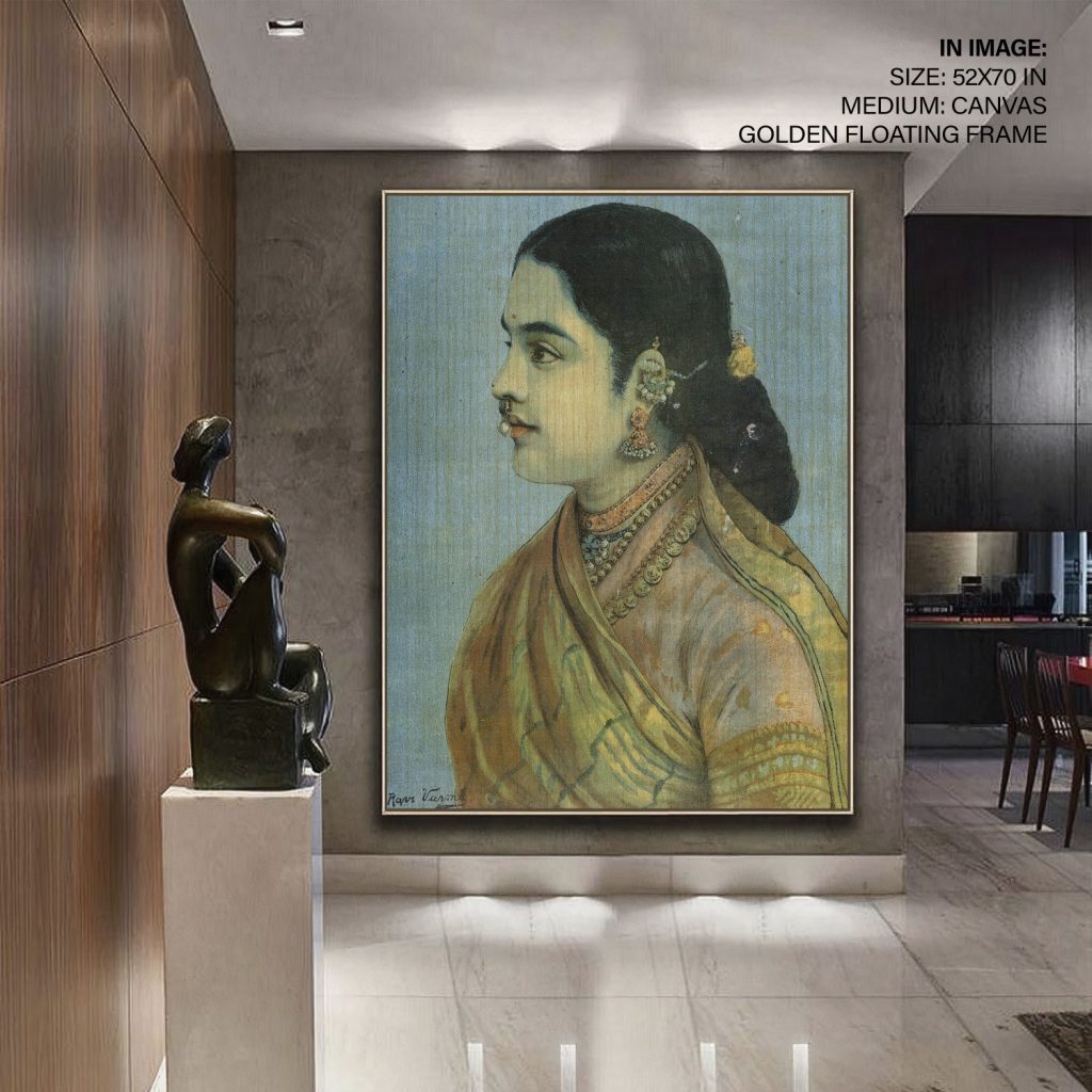 Tara, a lady from madras by Raja Ravi Varma (1910) - BestOfBharat