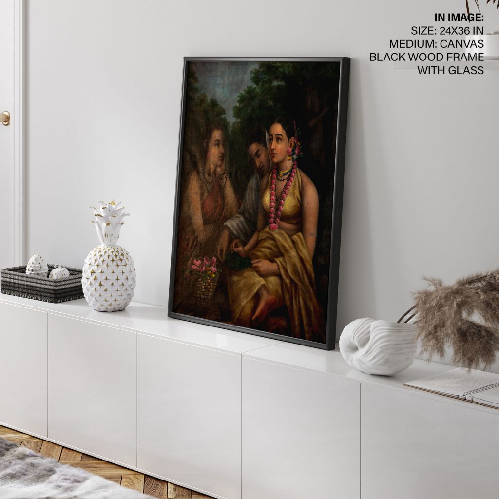 Shakuntala 1-1 - Wall Art, Hanging Wall Decor, Home Decor - BestOfBharat