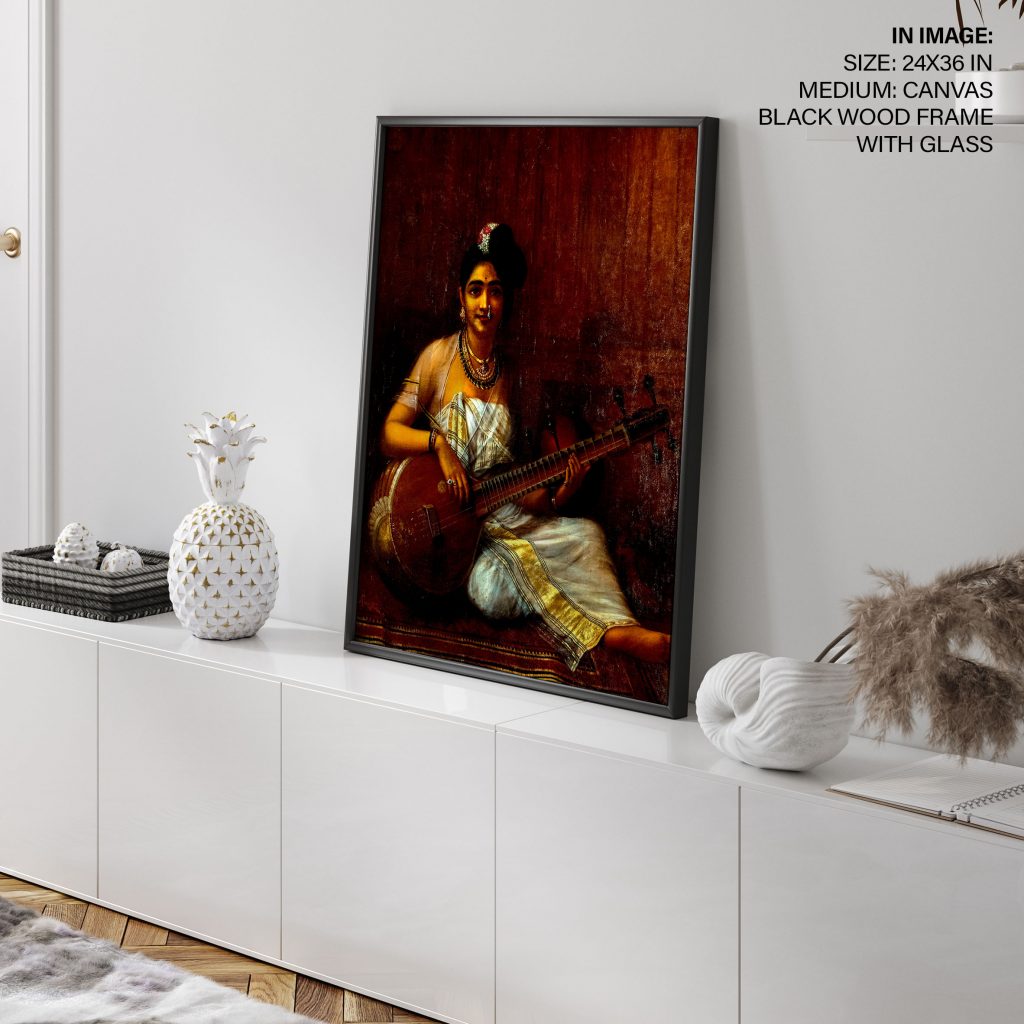 Veena player by Raja Ravi Varma - BestOfBharat