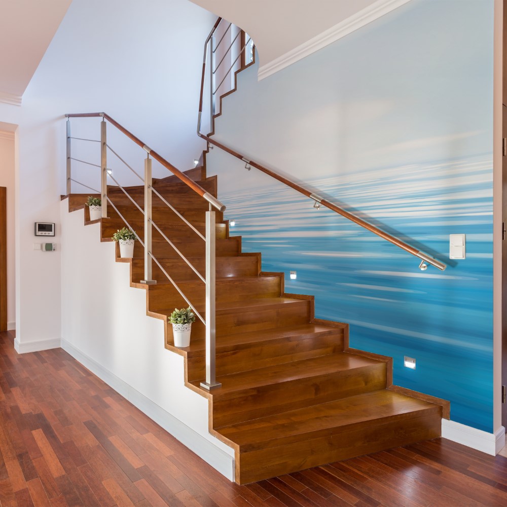 Ocean blue - Wall Murals, Wall Paper Decor, Home Decor - BestOfBharat