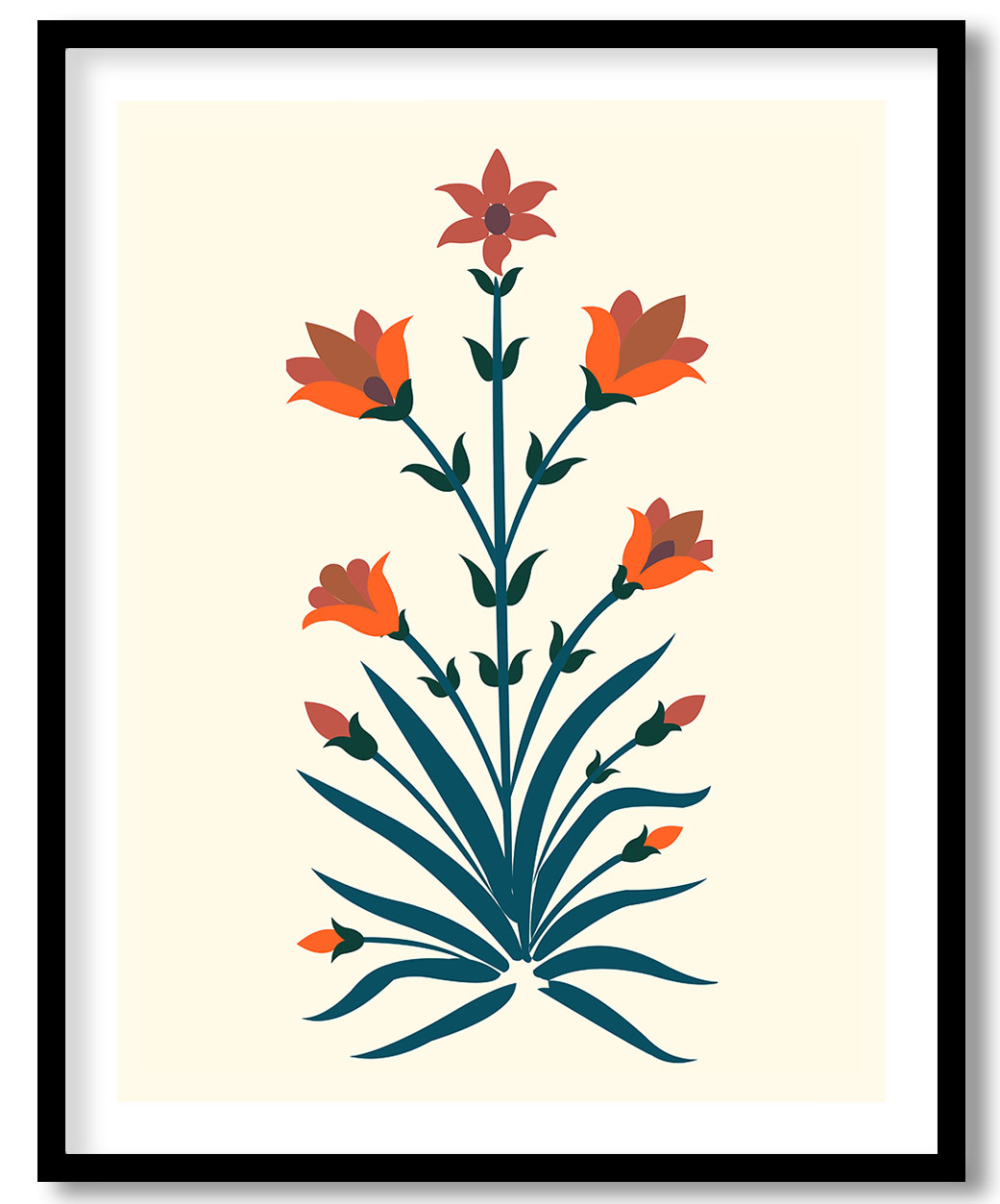 Warli large flower - Wall Art, Hanging Wall Decor, Home Decor ...