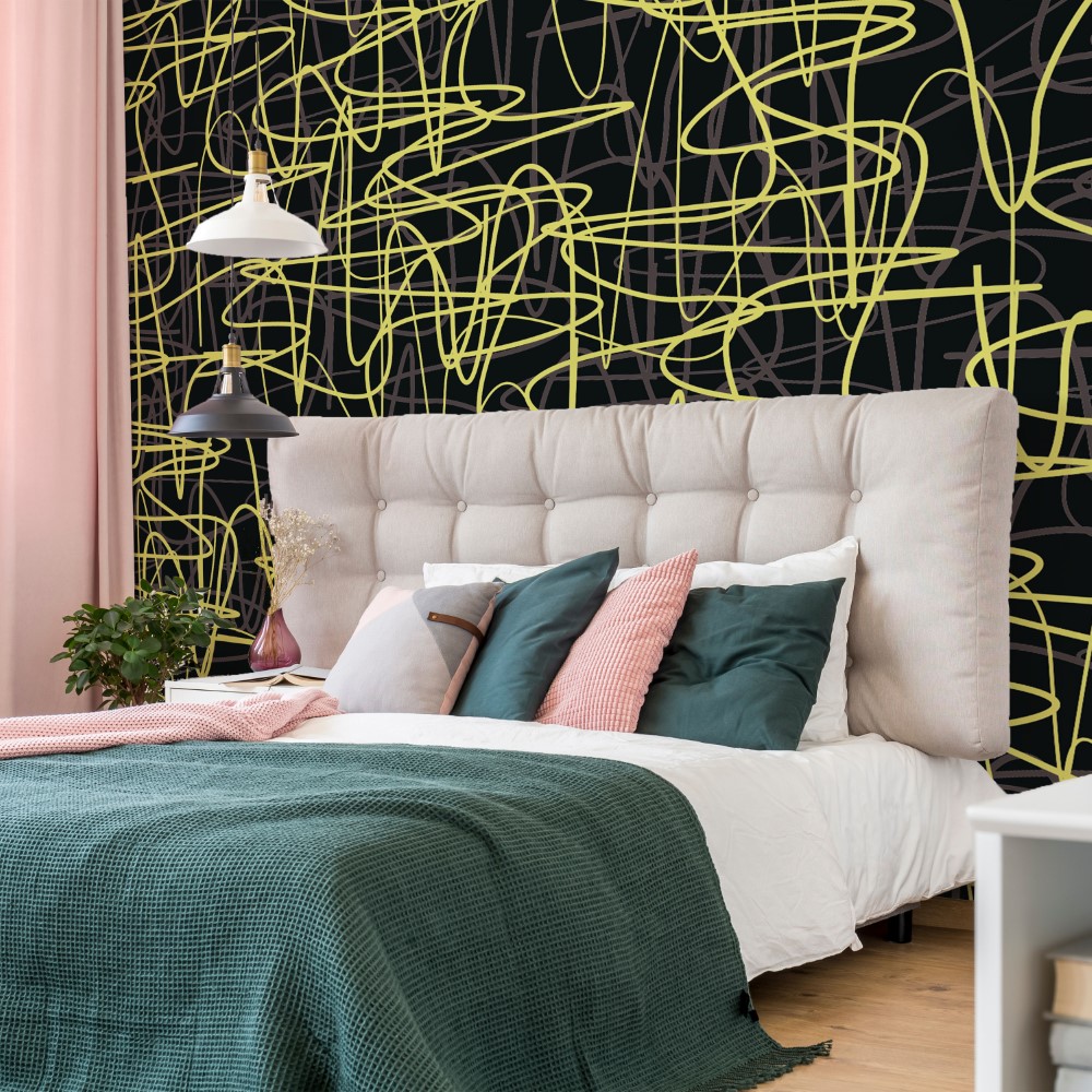 Grid pattern - Wall Murals, Wall Paper Decor, Home Decor - BestOfBharat