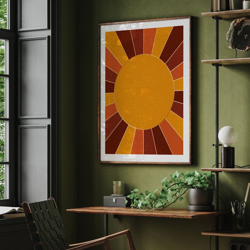 Sun rays - Wall Art, Hanging Wall Decor, Home Decor - BestOfBharat