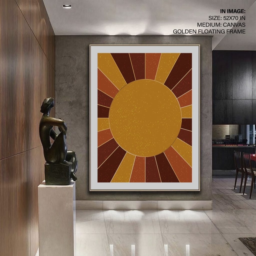 Sun rays - Wall Art, Hanging Wall Decor, Home Decor - BestOfBharat