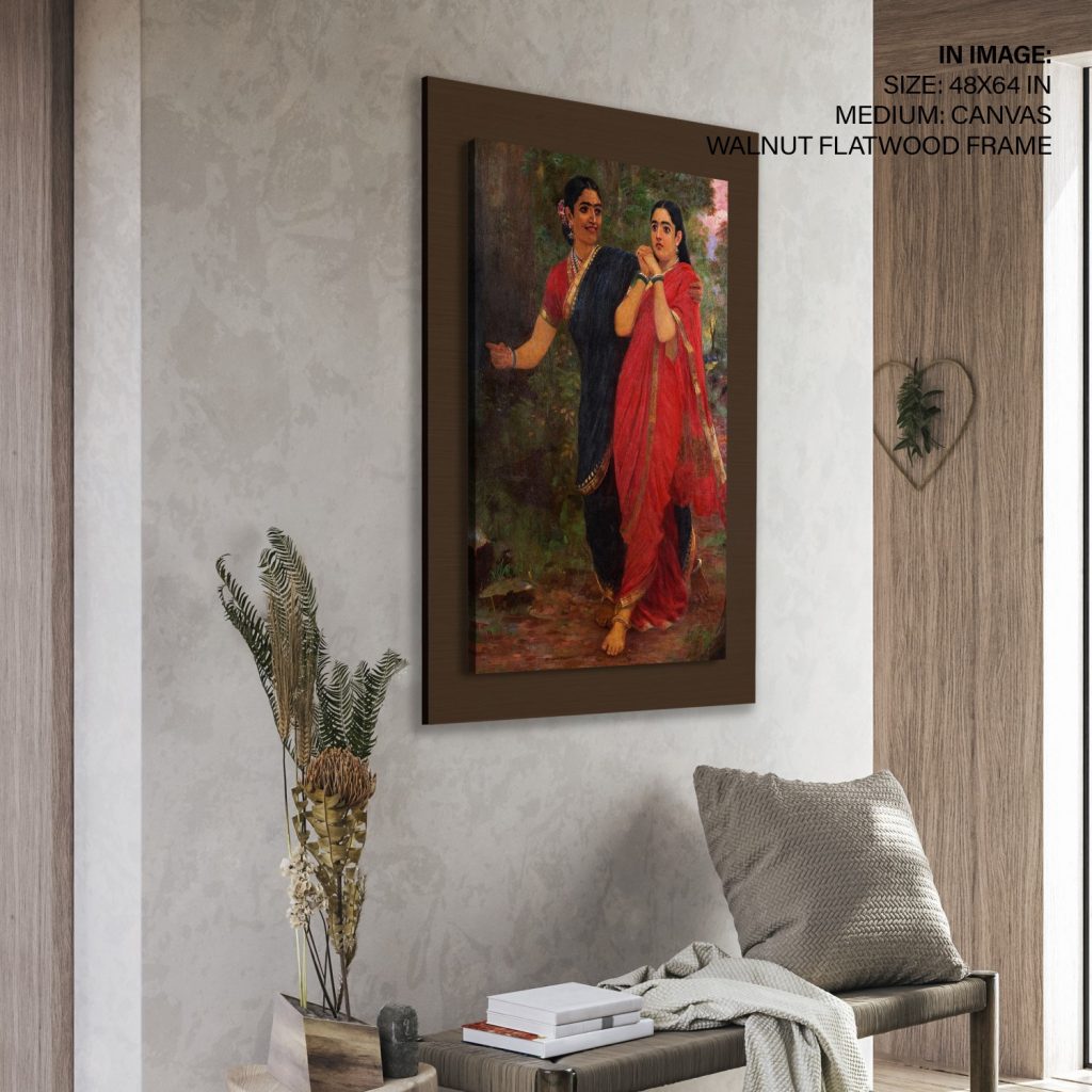 Draupadi and the enchantress simhika by Raja Ravi Varma (1898 ...