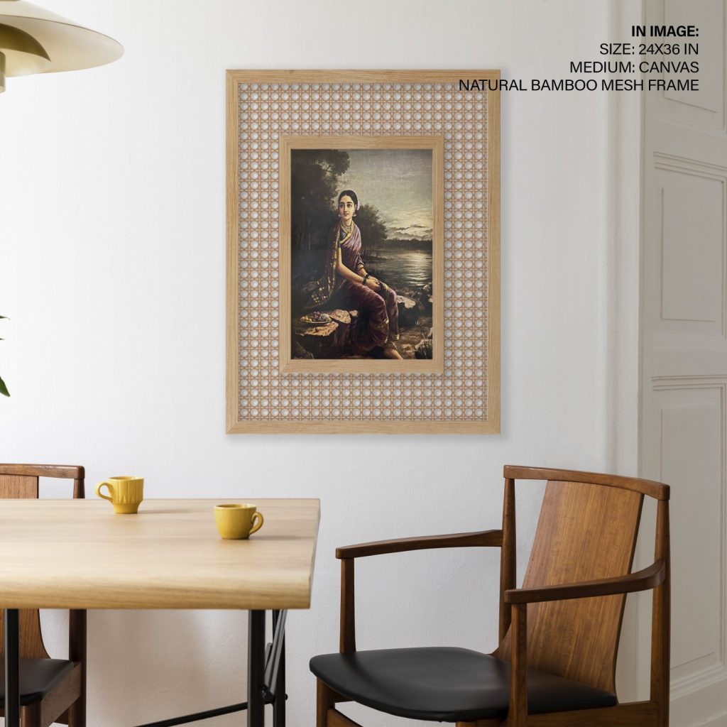 Radha in the moonlight by Raja Ravi Varma (1890) - BestOfBharat