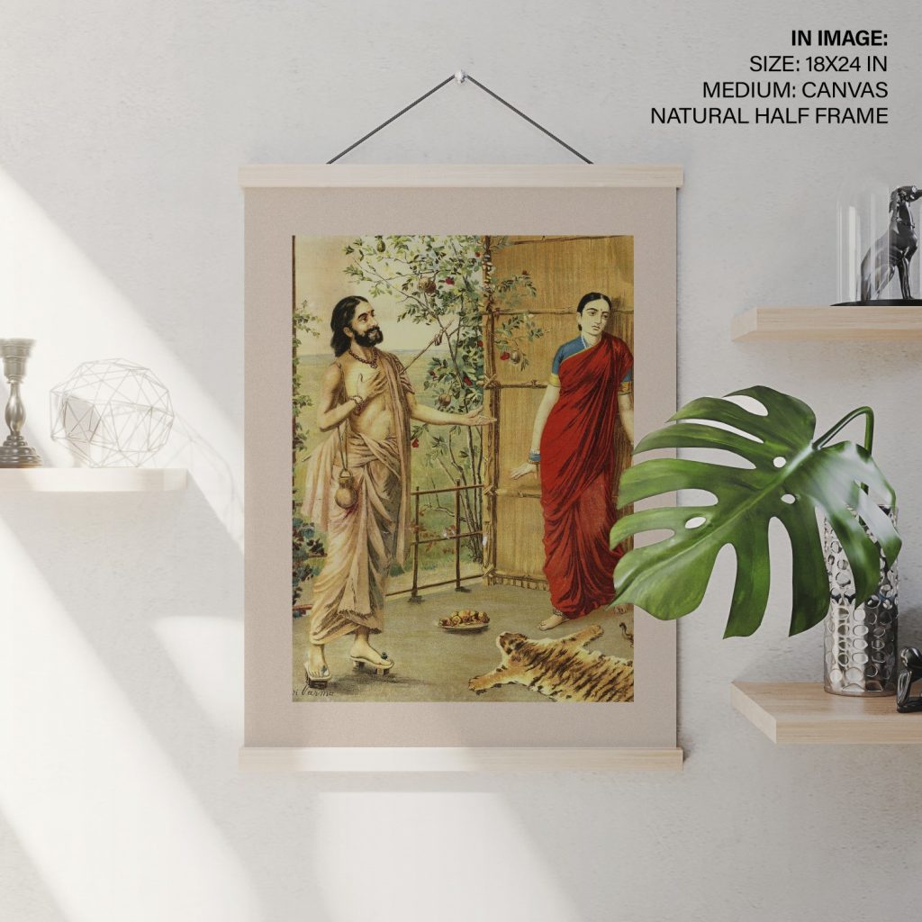 Ravan and sita by Raja Ravi Varma (1910) - BestOfBharat