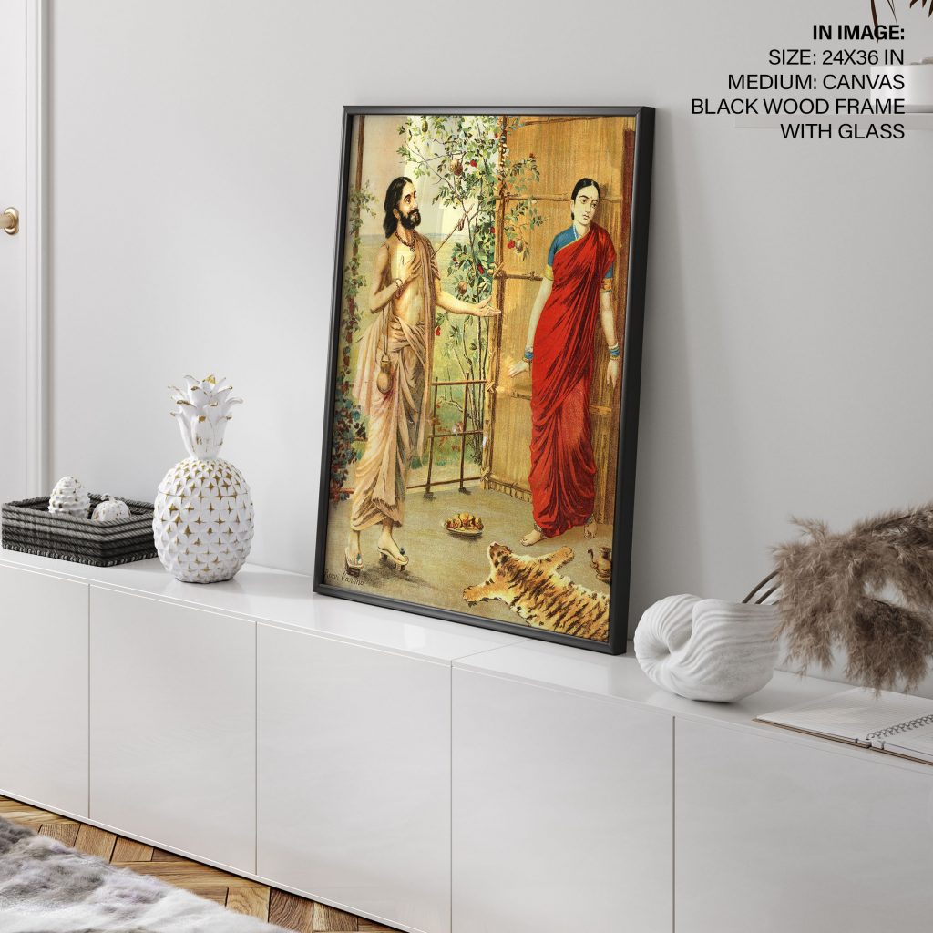 Ravan and sita by Raja Ravi Varma (1910) - BestOfBharat