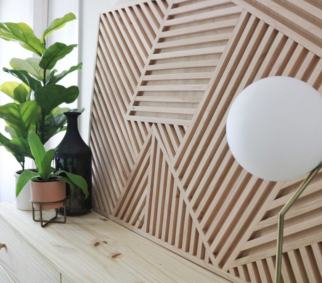 Horizon groove scape - Wood Wall Art, Wall Sculpture, Modern Wood Art ...