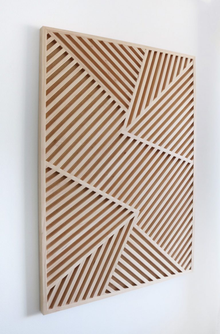 Equitable angles - Wood Wall Art, Wall Sculpture, Modern Wood Art, Wall ...
